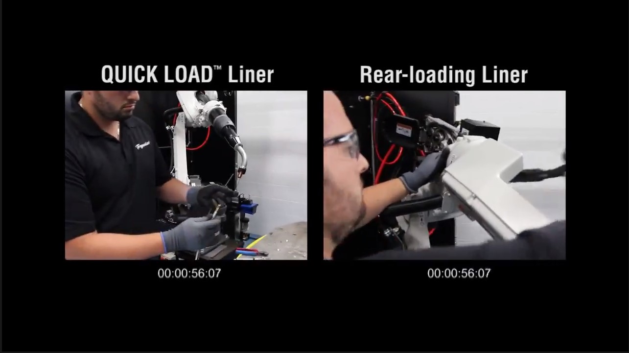 Video | Tregaskiss QUICK LOAD Liner Replacement Race - Bernard and ...